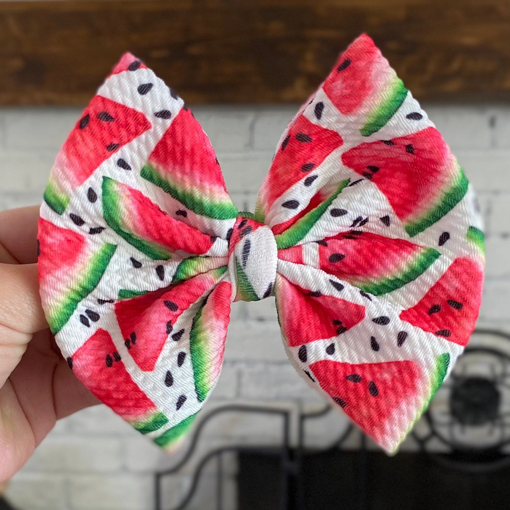 Watermelon Bow – Josie's Bows